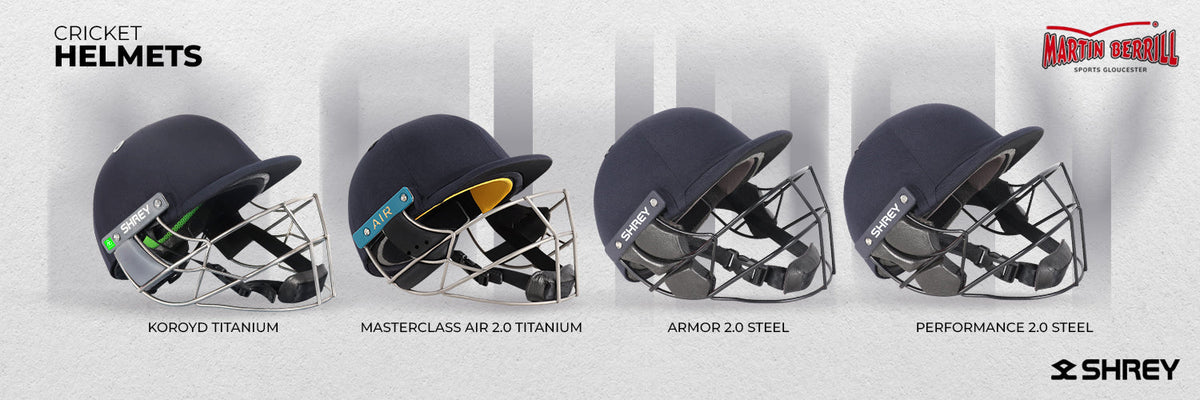 Shrey Cricket Helmets Size Guide — Martin Berrill Sports