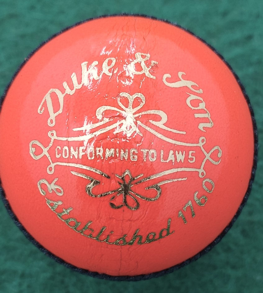 Dukes Special Crown Cricket Ball (Pink, Senior) — Martin Berrill Sports