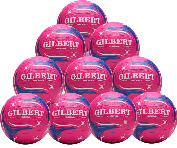 Netballs from Gilbert, Mitre & Molten — Martin Berrill Sports