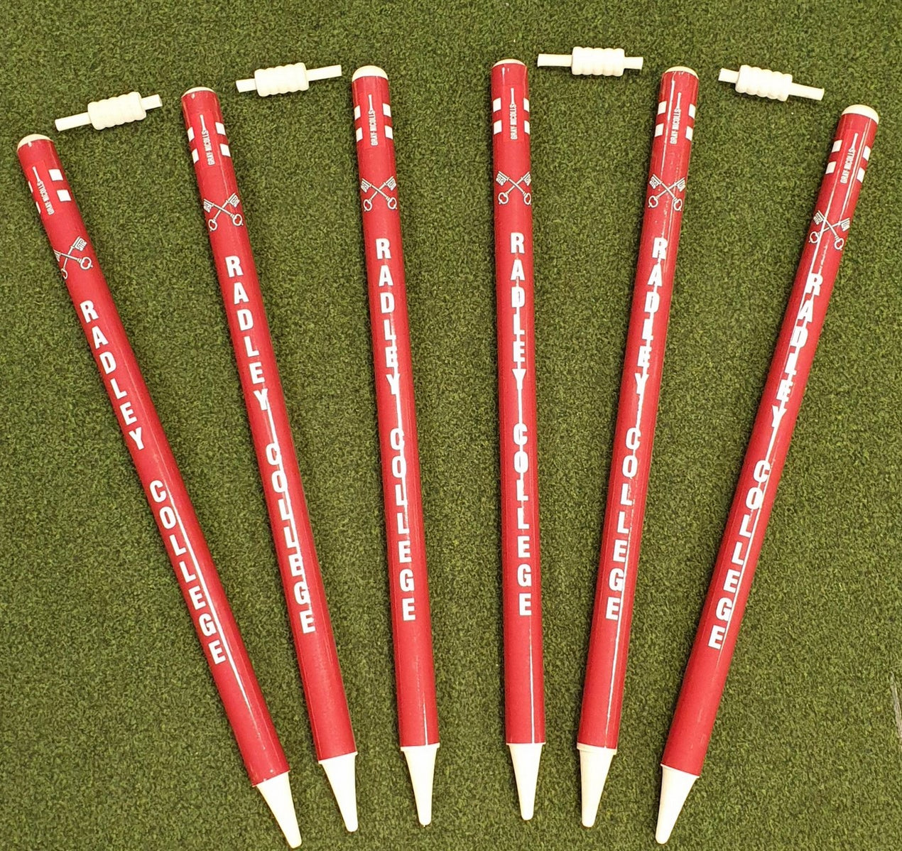 Custom Printed International Cricket Stumps — Martin Berrill Sports